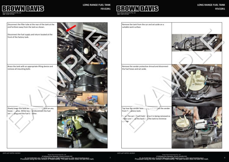Ford Ranger Next-Gen (2022-present) 160L Replacement Long Range Fuel ...