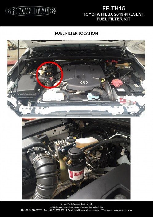 Mazda BT50 (2011-PRESENT)- Brown Davis Replacement Long Range Fuel Tank ...