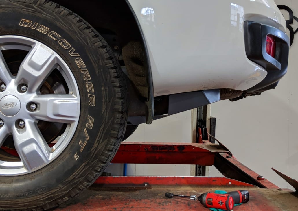 Ford Everest – Ad – Blue Underbody Protection Guard – Brown Davis- Long ...