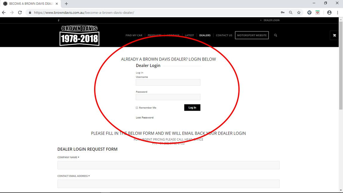 Dealer Login- How it works – Brown Davis- Long Range Fuel Tanks ...