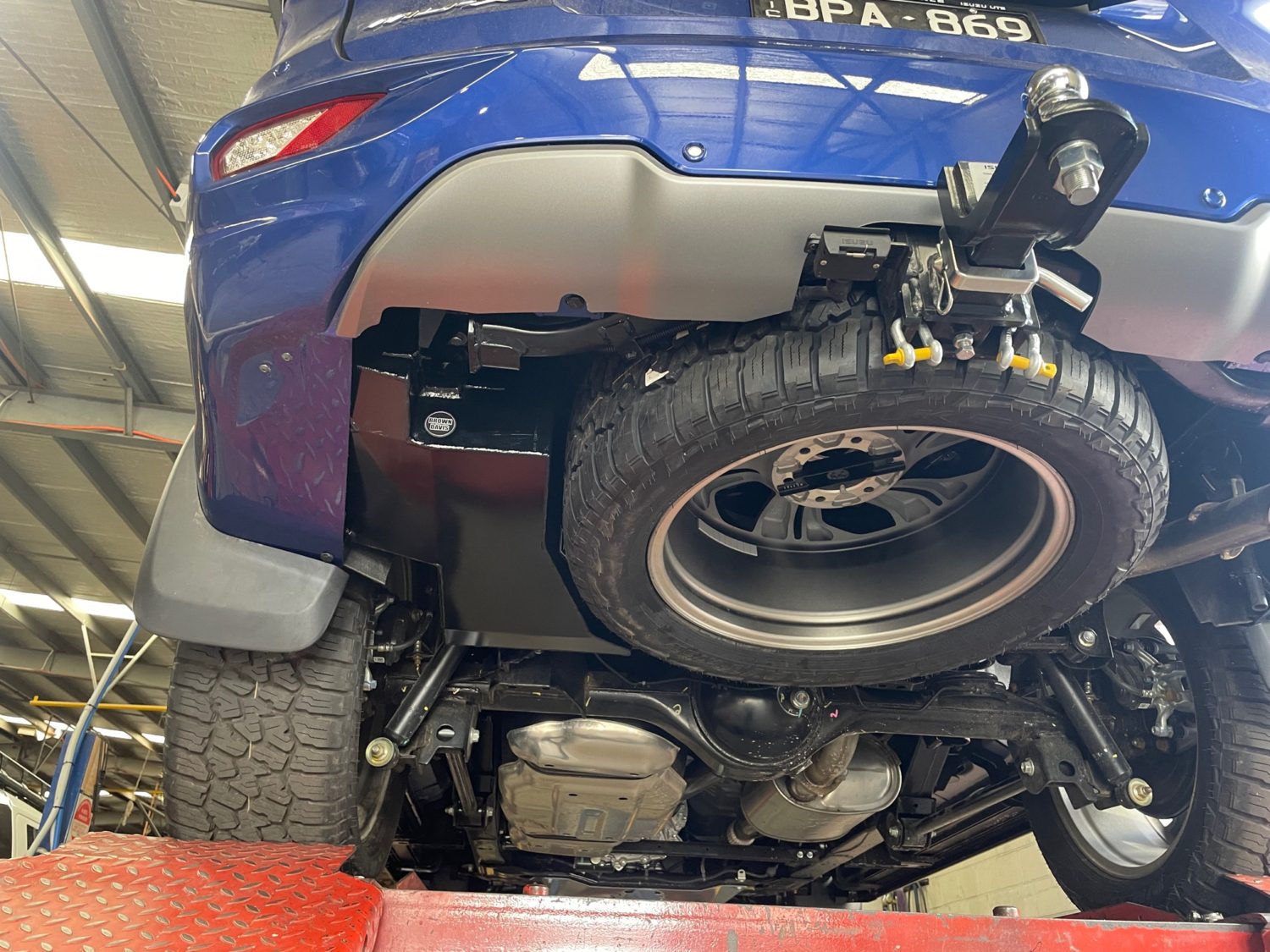 Isuzu M-UX (2021-Present) Auxiliary Long Range Fuel Tank – Brown Davis ...